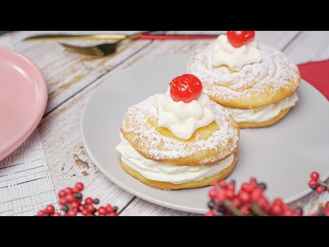 Easy ZEPPOLE with Pastry Cream (Italian Donuts) | Recipes.net