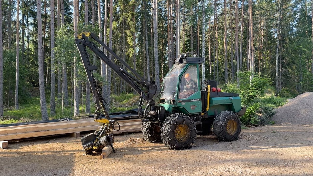 Skördare Timberjack 570 Lillebror, Vimmerby, Klaravik auktio