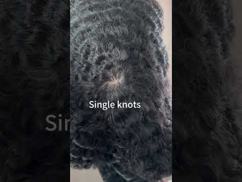 Revamp Your Look! Men’s 8x10 French Lace Hair Replacement System | 1B Color, 8mm Curl
