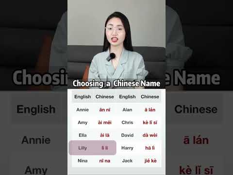 Choosing a Chinese name #chinese #mandarin #hsk #school #teacher #student #university