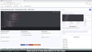 Generate Random XML - Create Random XML - Online Tool