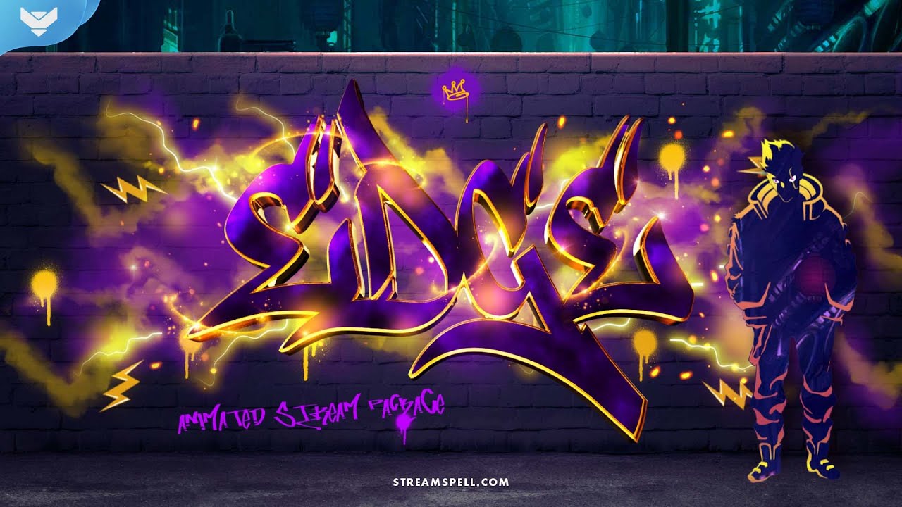 Cyberpunk: Edge Stream Overlay Package by StreamSpell