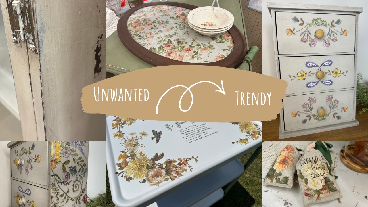 Unwanted Thrift Finds Become TRENDING Decor After Their Glow Up ✨