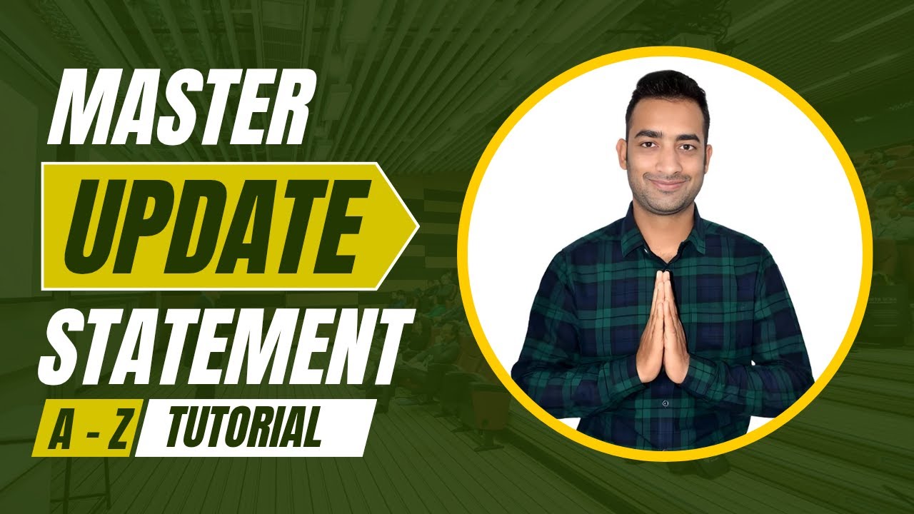 Master SQL UPDATE Statement | SQL UPDATE A-Z Tutorial | SQL Update with JOIN