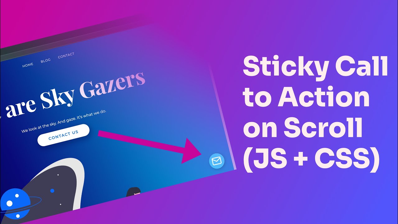 Sticky Call to Action on Scroll (Javascript + CSS)