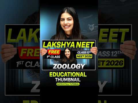 Photopea Educational Thumbnail Design