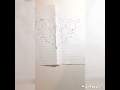 How to draw a knight head logo.