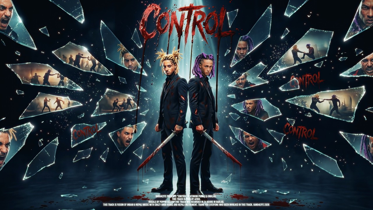 CONTROL - PURPLE Ft.GWALA (OFFICIAL VISUALIZER) PROD BY. 4z