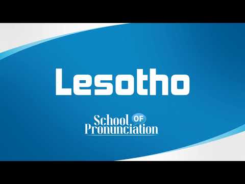 Learn How To Pronounce Lesotho