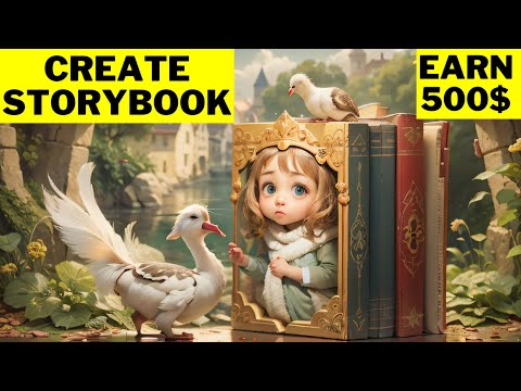 Create Your Own Unique Storbook with Free AI Publish and Sell Them !!