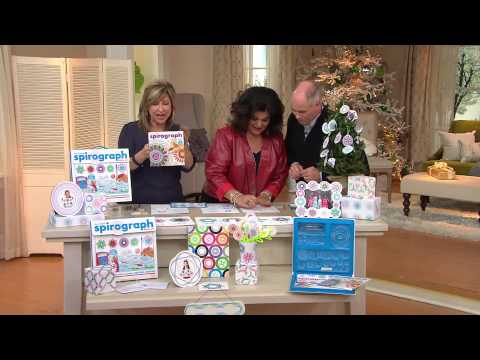 The Original Spirograph Deluxe Set with Bonus Coloring Book with Antonella Nester