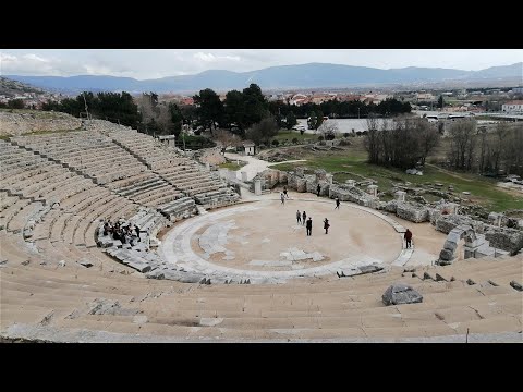 Philippi Ancient Theater - The Baptism of Lydia By the Apostle Paul