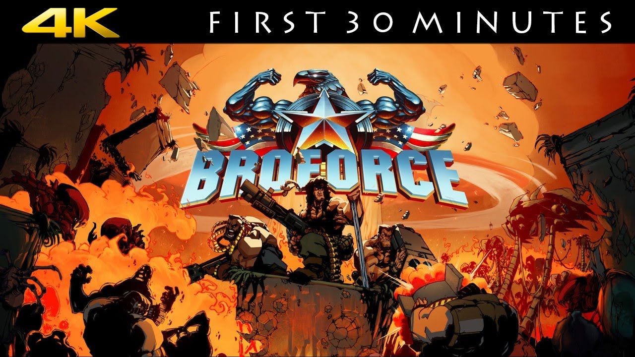 [PC] Broforce (4K 60 FPS Gameplay)