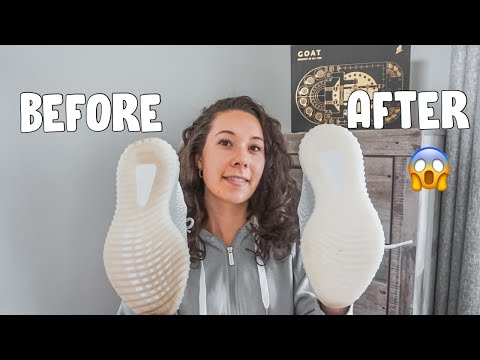 How I Clean Yeezy's | GOAT Shoe Cleaner Unboxing/Review