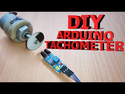 DIY Digital Arduino Tachometer | RPM Counter Using Proximity Sensor (IR)