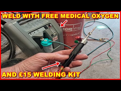 CHEAPEST MINI GAS WELDING SET USING FREE OXYGEN MAPP PROPANE OXY ACETYLENE KIT GEAR CRAFT JEWELLERY