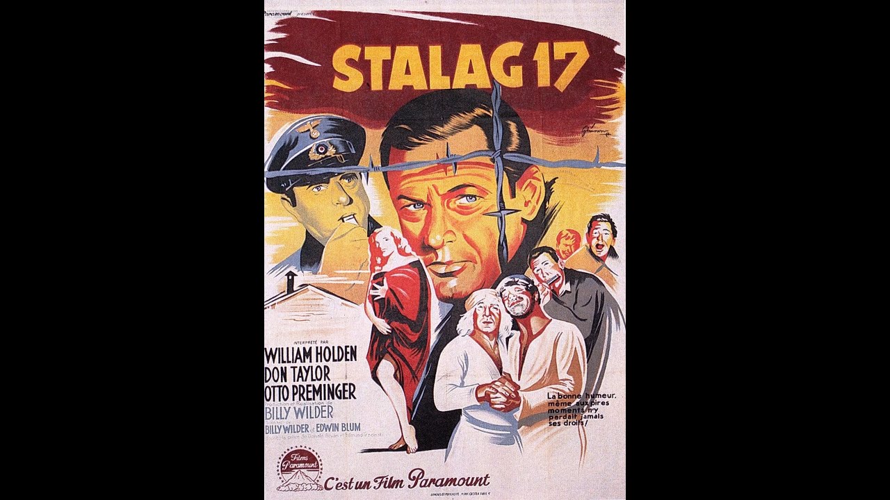 Stalag 17 1953 - War Comedy - William Holden - Full Movie