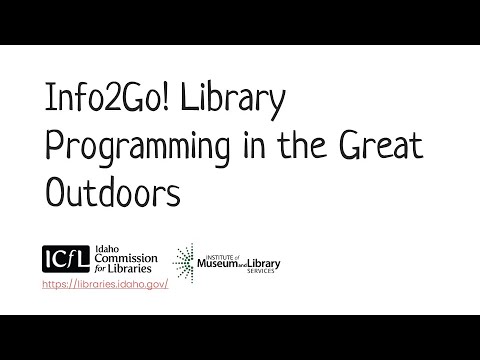 Info2Go! Library Programming in the Great Outdoors