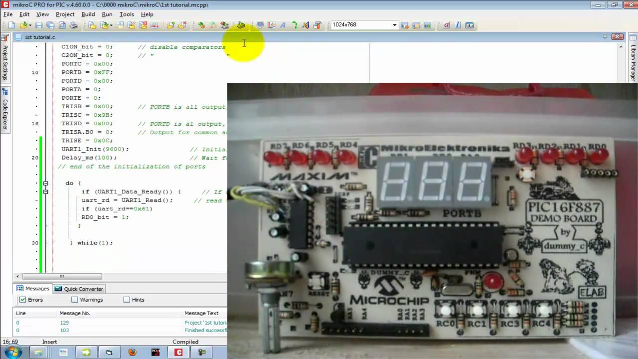 TUTORIAL no 7 (UART)