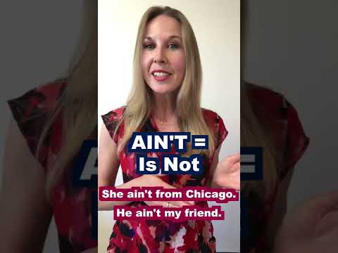 How To Use AIN'T In English ๐