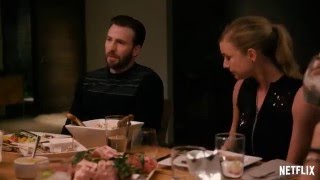 Chris Evans and the Cast of Captain America: Civil War on CHELSEA (Netflix).