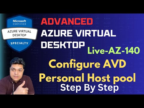 How to configure AVD Personal Host Pool Step by step guide ! Join AVD Live Class!