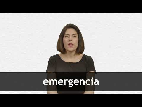 English Translation of “EMERGENCIA” | Collins Spanish-English Dictionary
