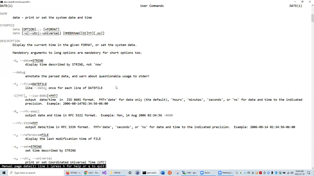 CS 140U Lab 2 Examples