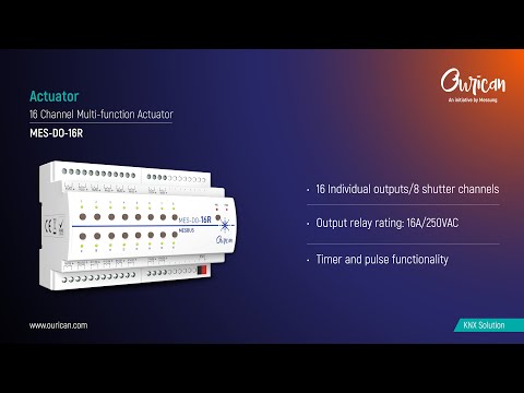 KNX Actuator - 8 Channel Multifunction Actuator KNX Multi Function ...