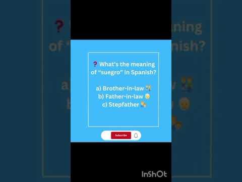 What Does ‘Suegro’ Mean in Spanish? 👨🦳🤔