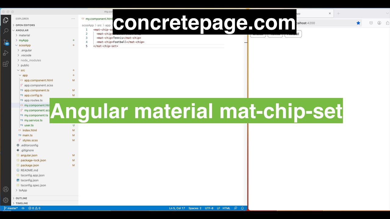 Angular material mat-chip-set