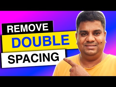 How to Remove Double Spacing in Word