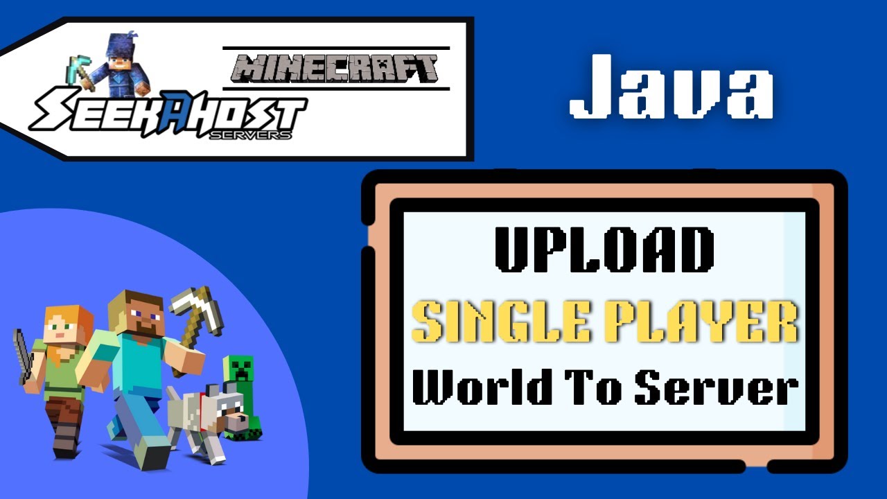 How To Upload a Single Player World to a Server | Minecraft Java Paper Edition