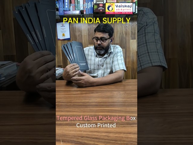 Mobile Accessories Packaging Boxes - Mobile Screen Protector Packaging ...