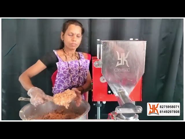 Automatic chakralu Making Machine - Automatic Sabudana Sago Potato ...