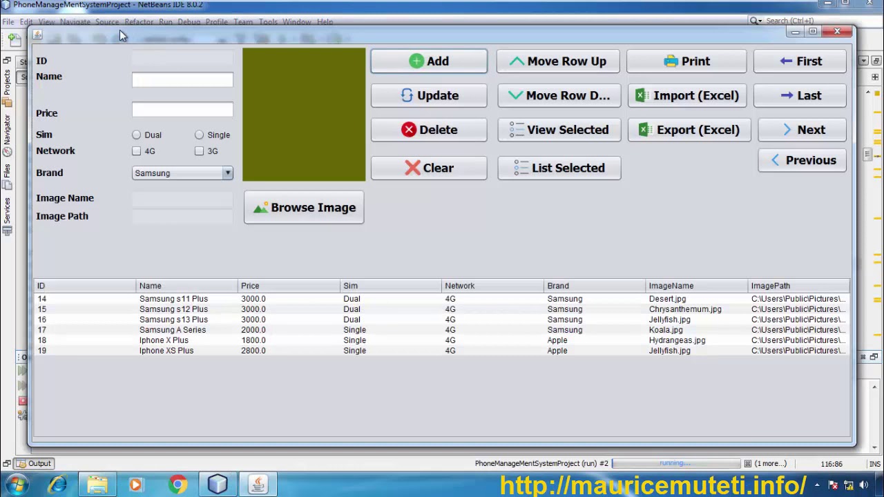 35. JAVA And MySQL Project (NetBeans IDE) Tutorial - How To Solve OutOfMemoryError Java Heap Space
