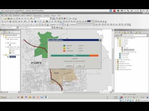 ArcGIS Desktop part 41 (geocoding adresses: a walkthrough) Video Lecture - Way to Learning GIS ...
