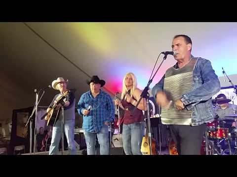 Pamela Rooney, Yvon Colette, Hert Leblanc et Daniel Goguen, Jam Country Acadien Wendover 2017