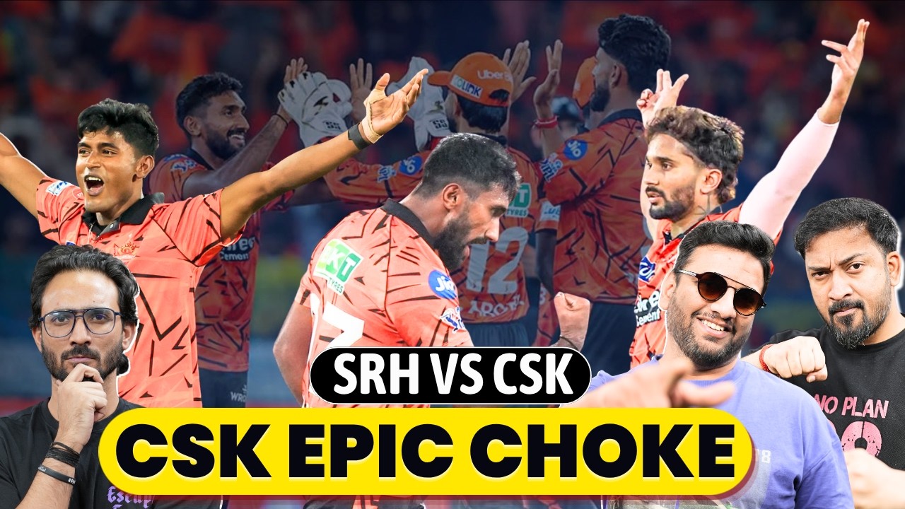 🔴CHENNAI CHOKE, RUTURAJ TUK TUK. SRH BOWLERS PULL OFF A MIRACLE.