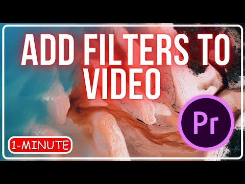 Premiere Pro : How to Add Filters to Video #adobepremierepro 2023
