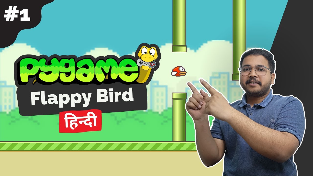 01 Intro and Basic Setup | Flappy Bird in Python | Pygame Tutorial