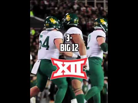 Top 5 college football conferences🔥 #shorts #viral #fyp #collegefootball #big10