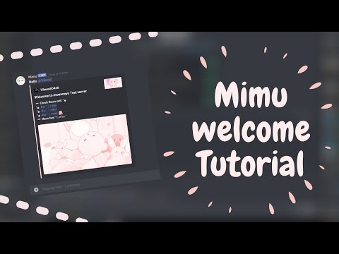 Mimu greet message 🌸| Discord tutorial! |