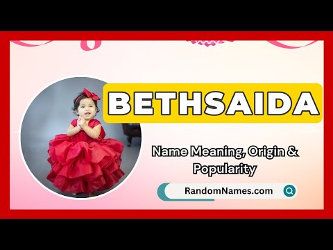 Bethsaida - Baby Girl Name Meaning, Origin & Popularity - RandomNames.com