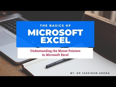 Types of Mouse Pointers, their meaning & functions in Microsoft Excel