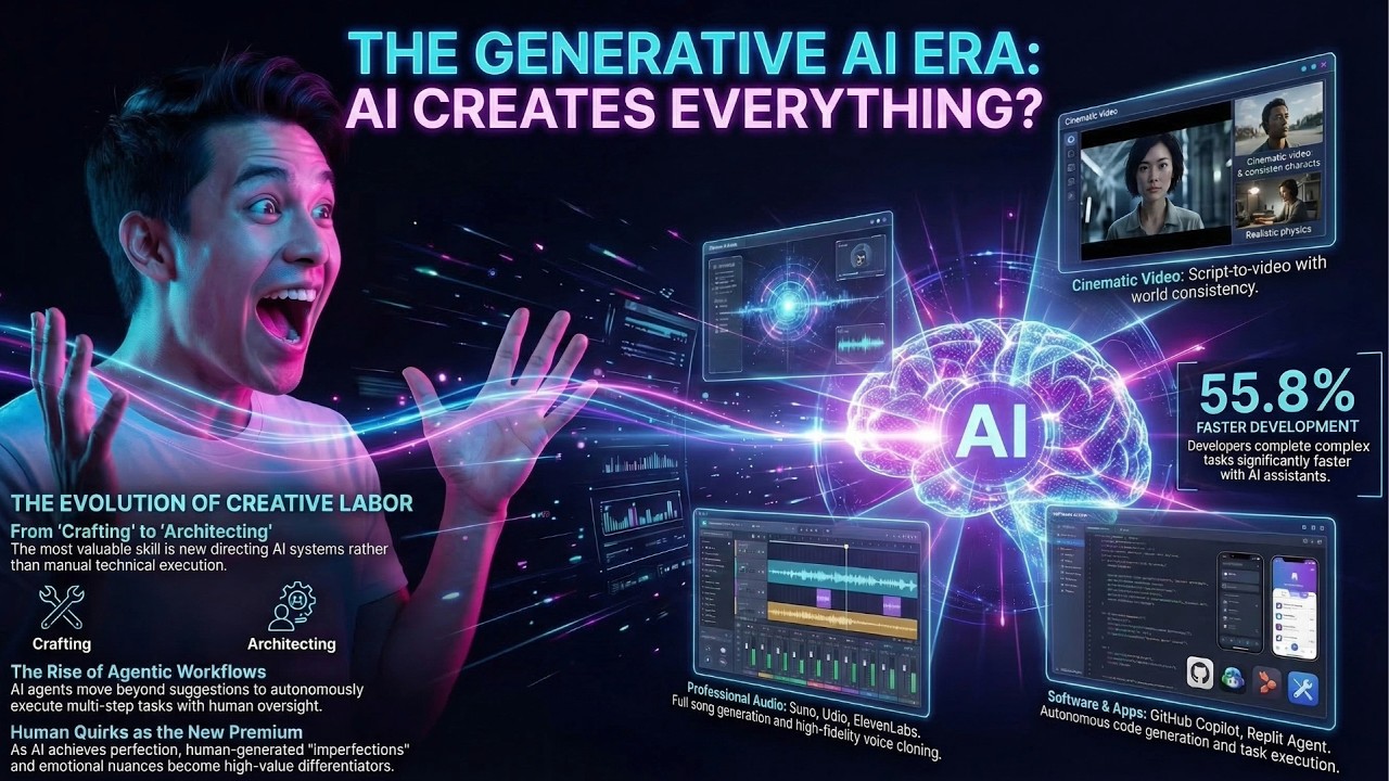 The Generative AI Era: When Machines Create Everything #multimodal