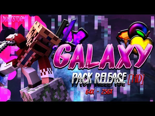 Galaxy PvP Pack Release [64x-256x] [HD] Minecraft Texture Pack