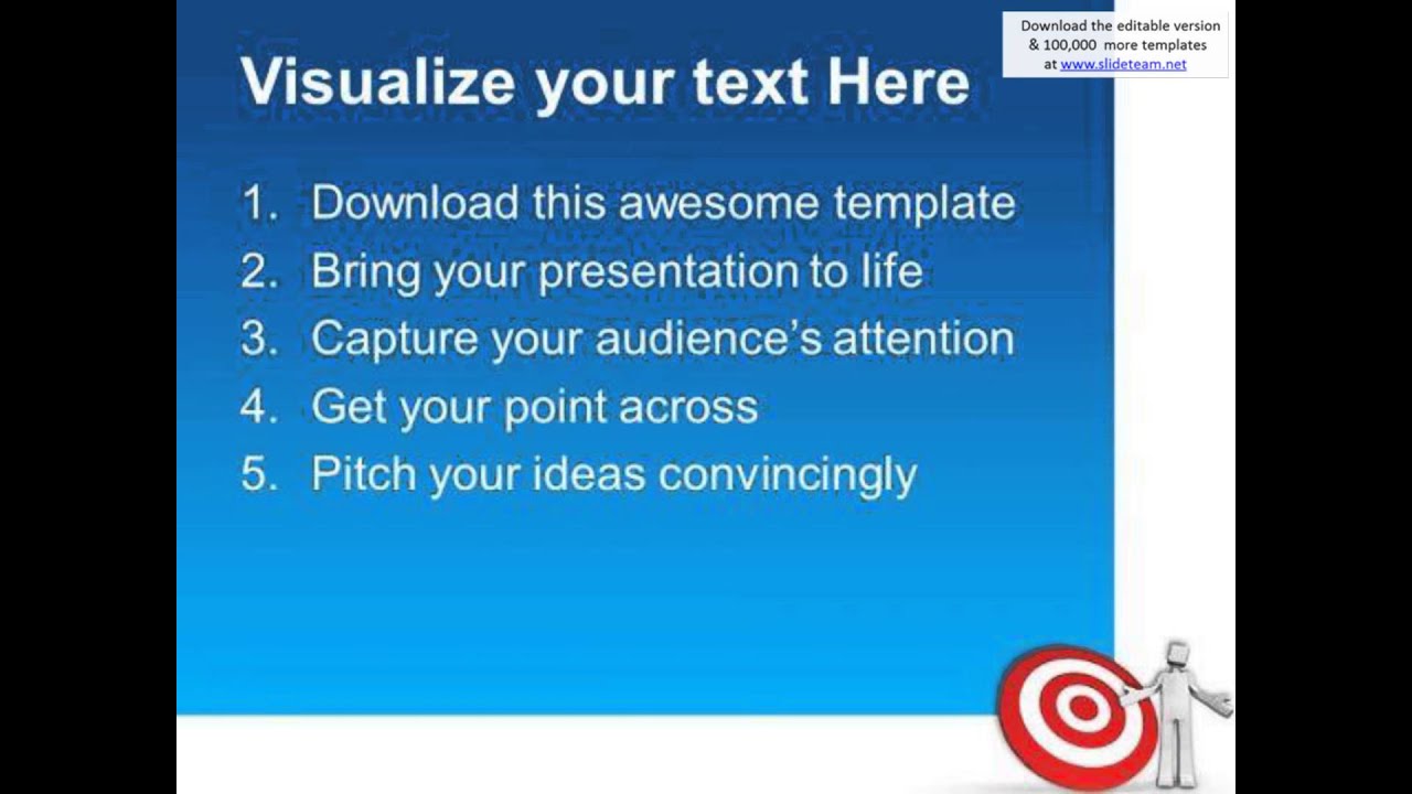 set the business targets powerpoint templates and powerpoint themes 0612 presentation infographics s