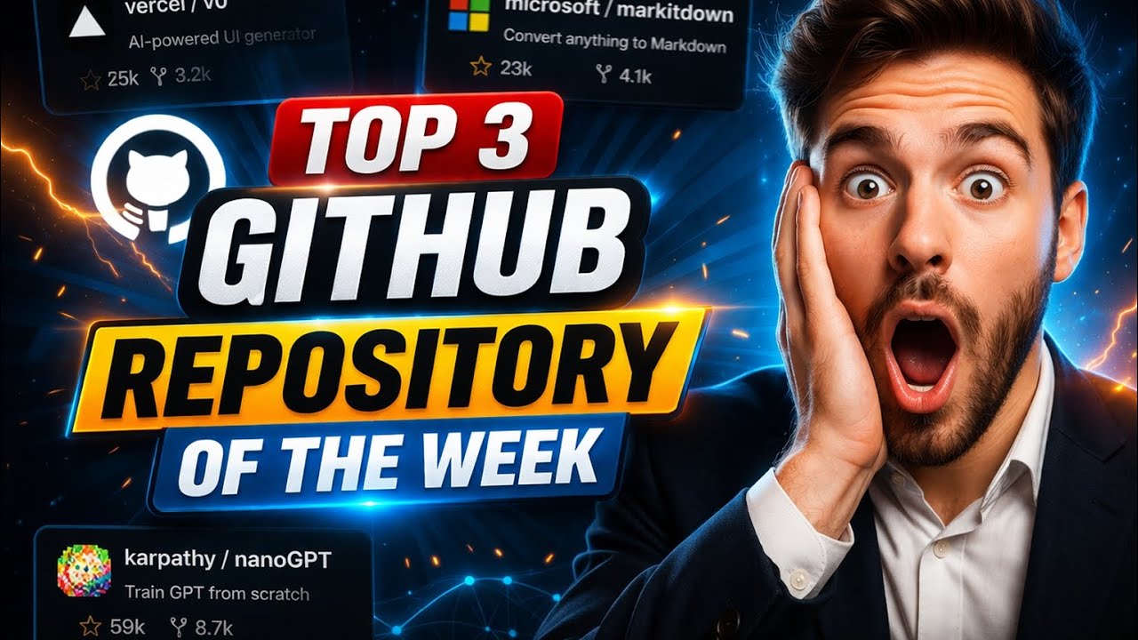 Top 3 AI GitHub Repository Of The Week Is Insane 