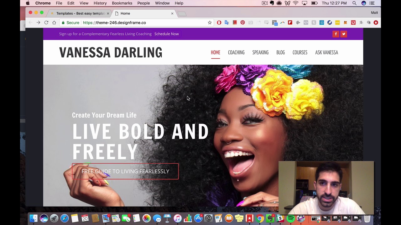 Make An Awesome Life Coaching Website With This Template